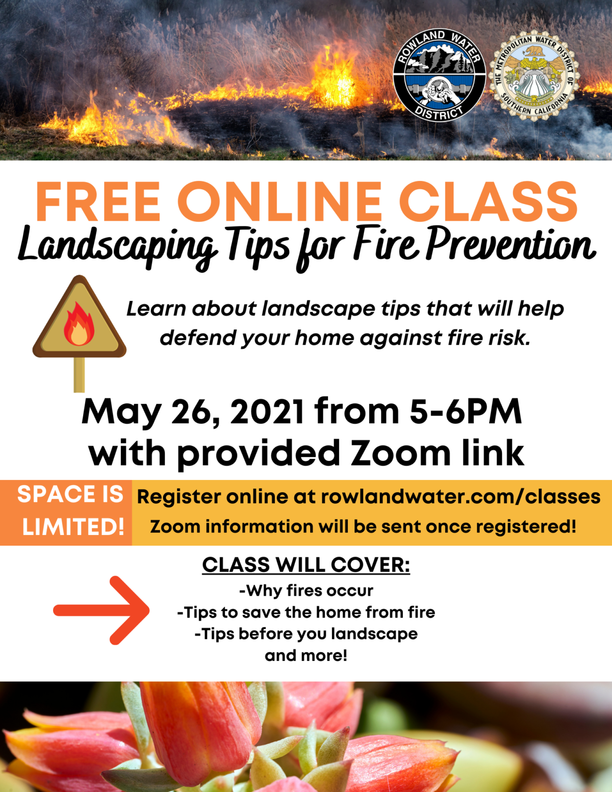 Landscaping Tips for Fire Prevention | Rowland Water District