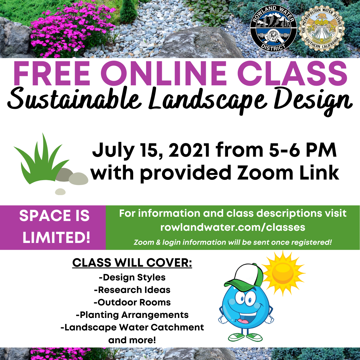 Sustainable Landscape Design Class | Rowland Water District
